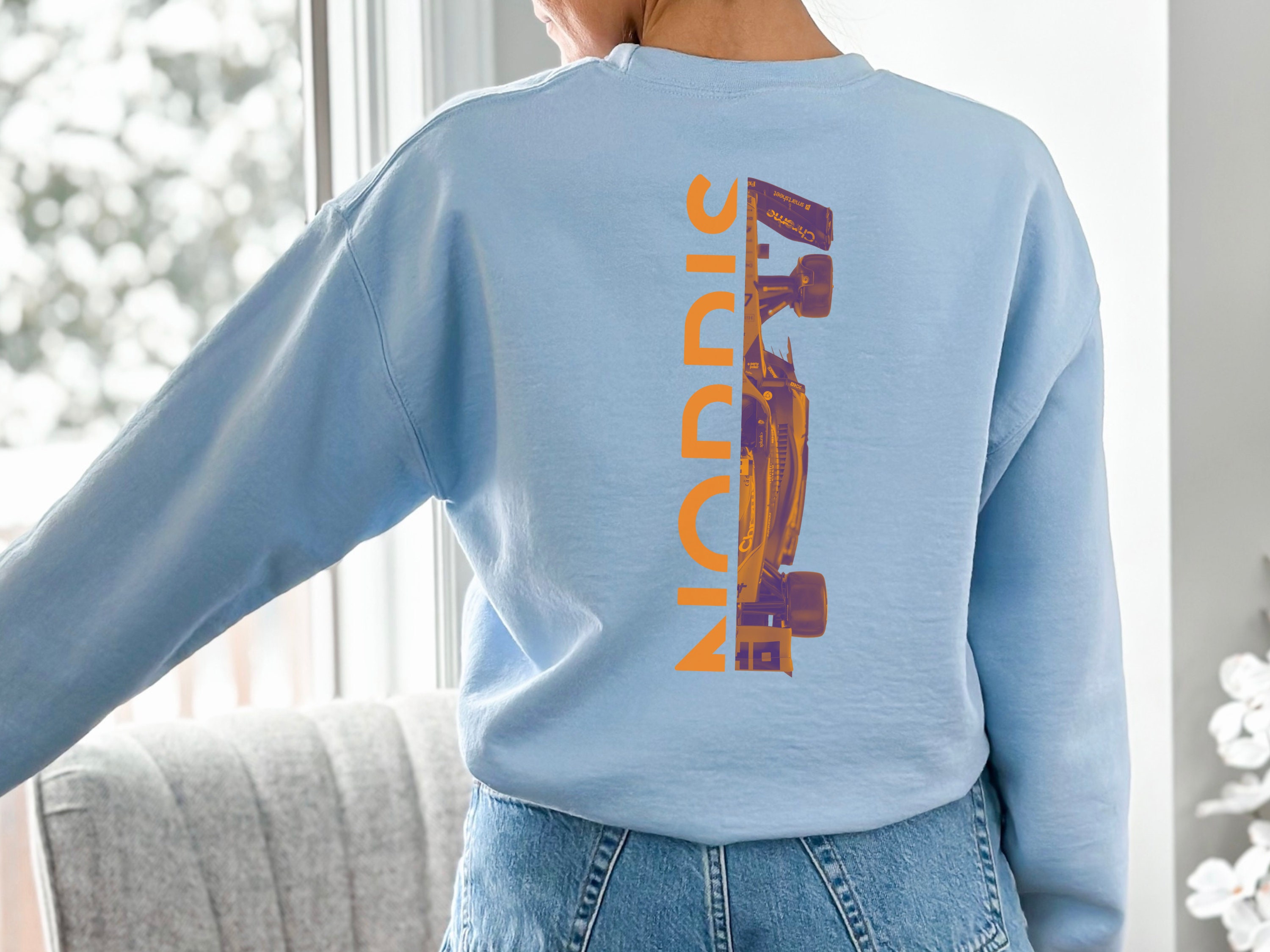 Lando Norris Sweatshirt, F1 Merch, Formula 1 Sweater, Mclaren Shirt ...