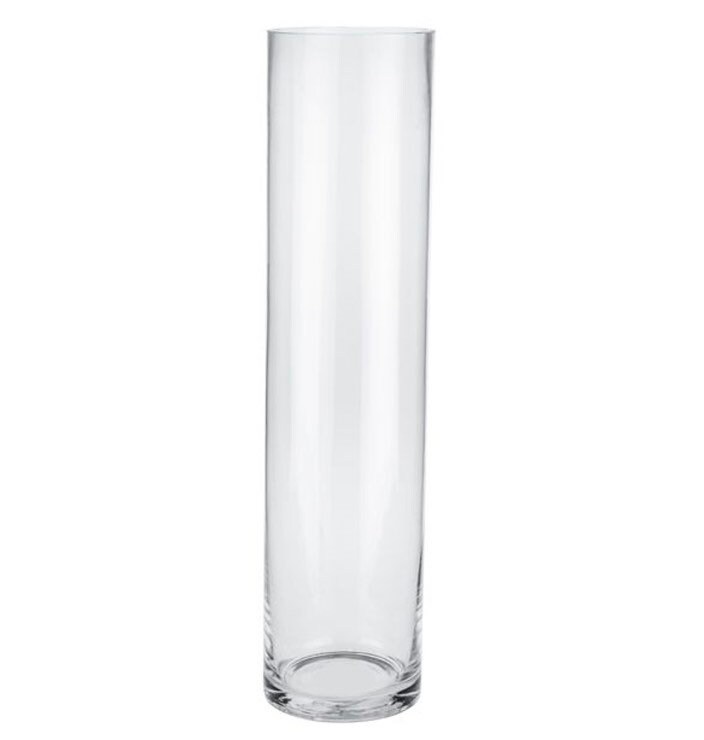 Tall Clear Cylinder Clesr Vase 50cm Floor Vase for Dried - Etsy UK