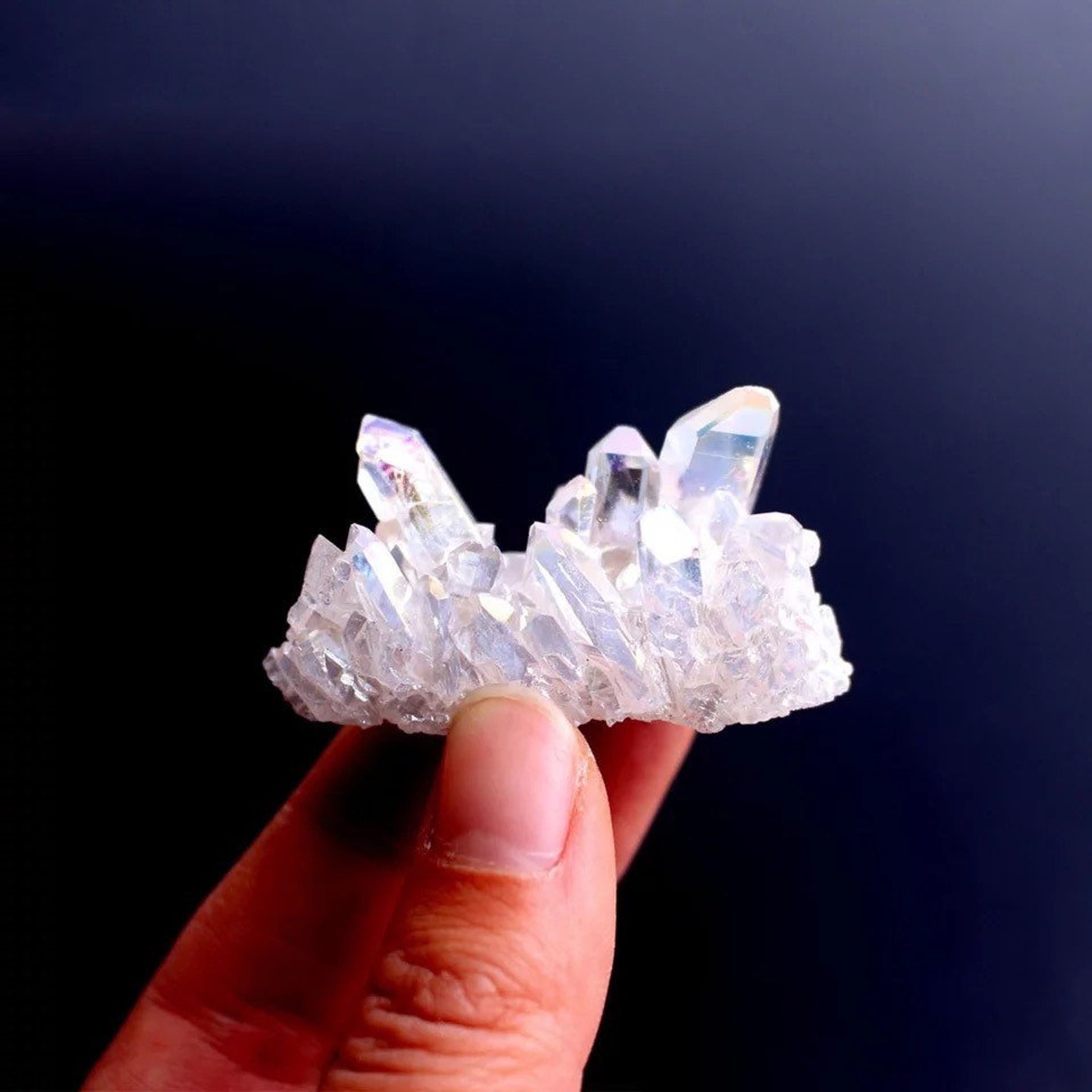 Angel Aura Quartz Crystal Cluster / Healing Crystal - Etsy