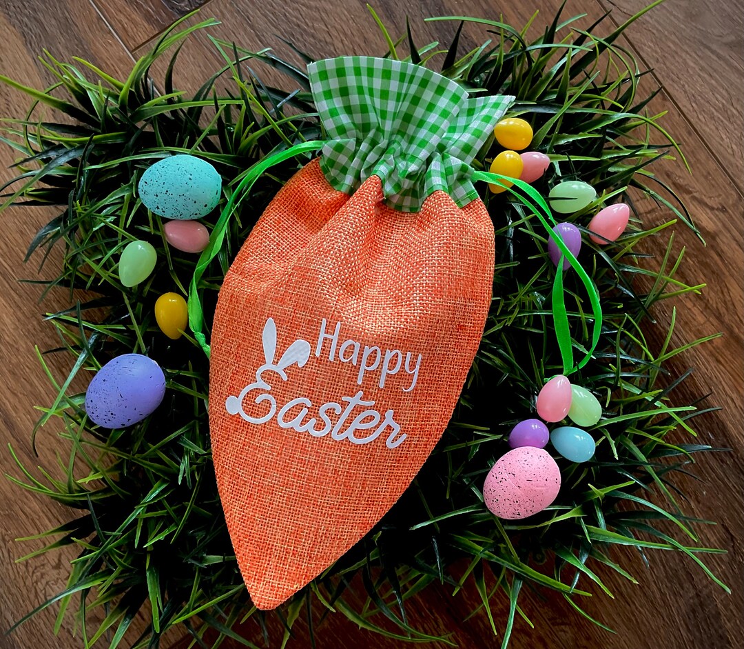 Personalized Carrot Easter Gift Bag - Etsy