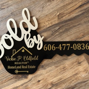 Realtor Sold Key Personalized - Etsy
