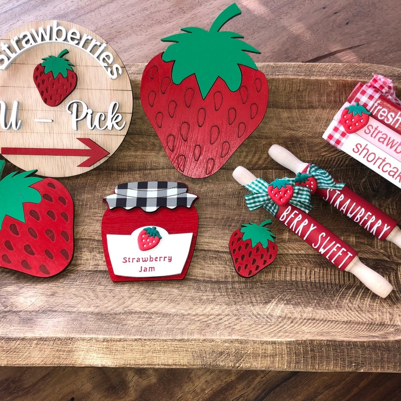 Strawberry Decor - Etsy