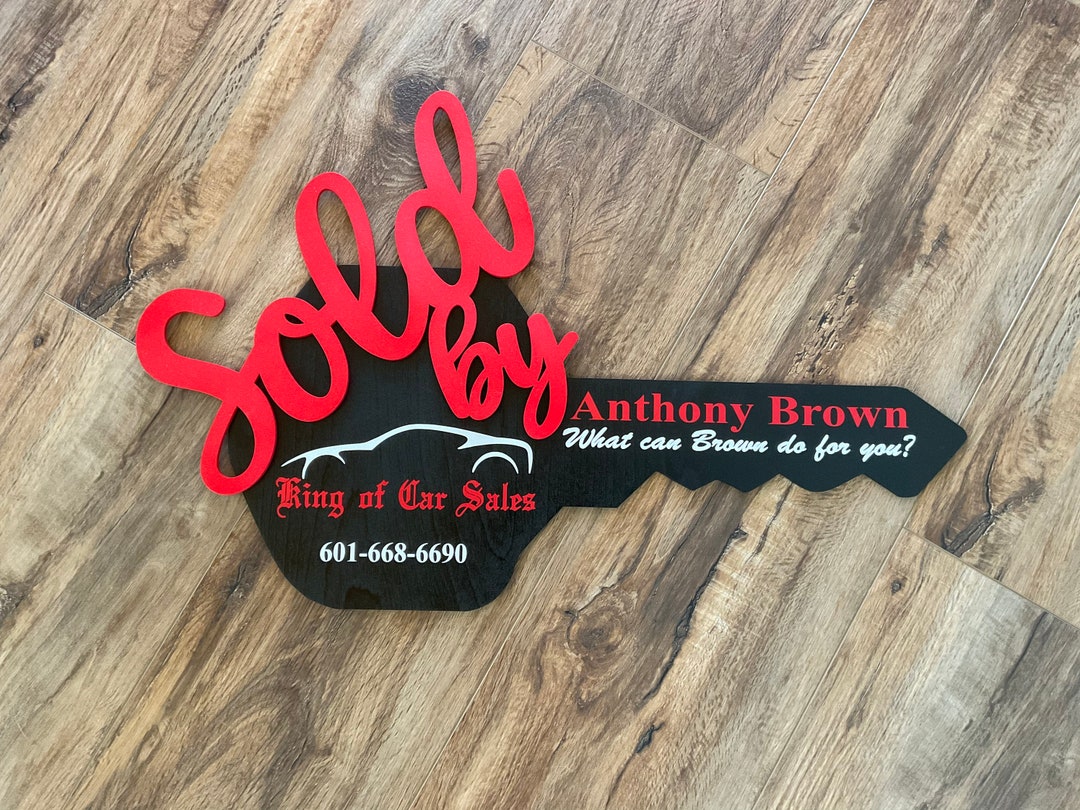 Car Salesman Sign, Car Sales, Sold Sign, Just Sold, Dealership Sign ...