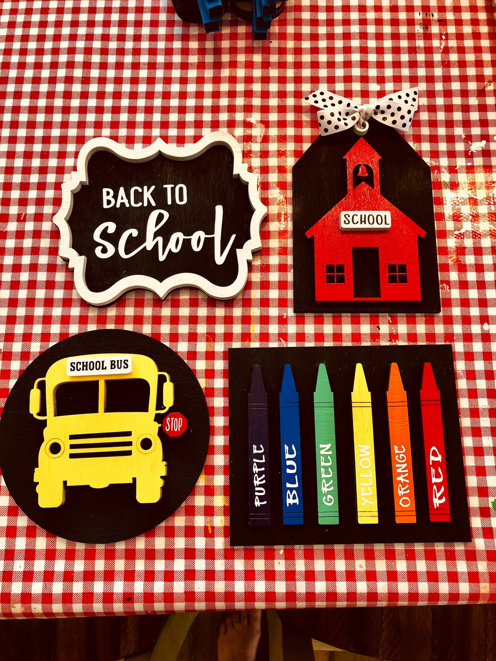 Back to School Tiered Tray Set - Etsy