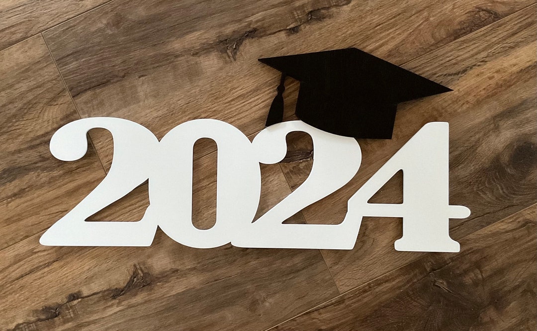 Graduation Wood Sign, Year, Class Of, Photo Props, Senior Sign ...