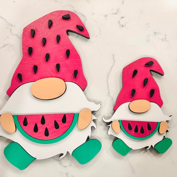 Watermelon Gnome - Etsy