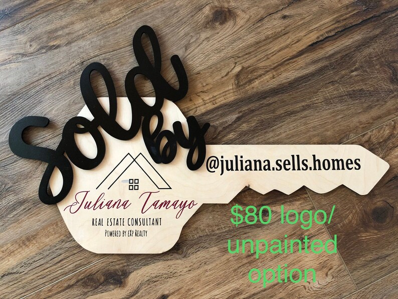 Realtor Sold Key Personalized - Etsy