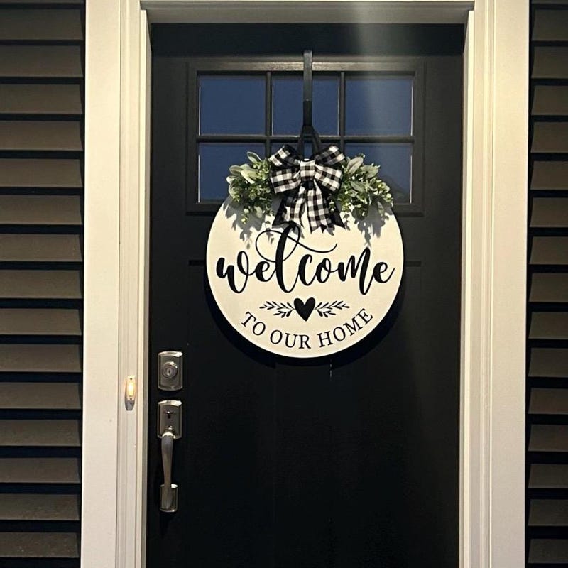 Welcome Wreath - Etsy