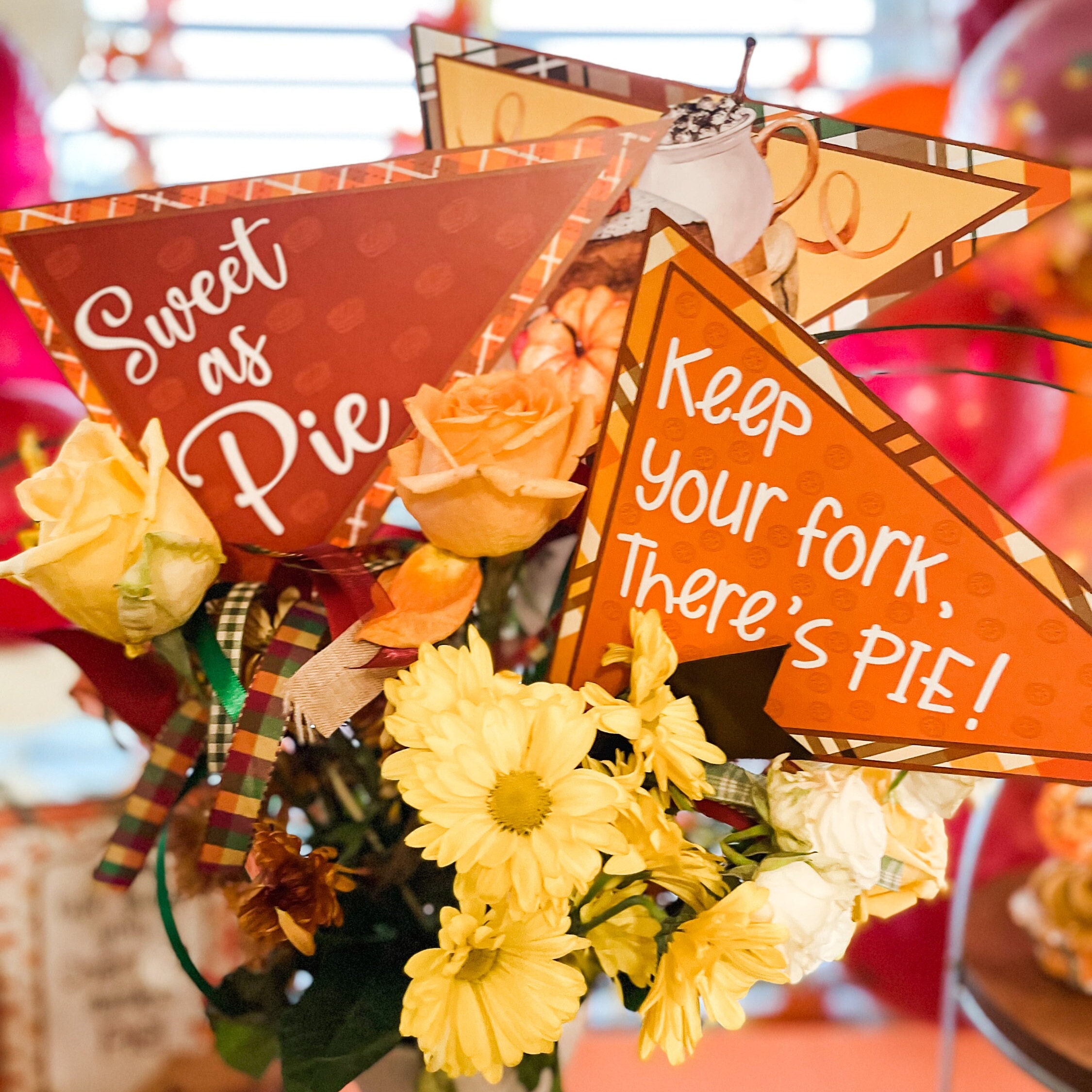 Give Thanks and Eat Pie Party Printables - Etsy