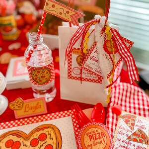 Pizza My Heart Valentines Party Printables - Etsy