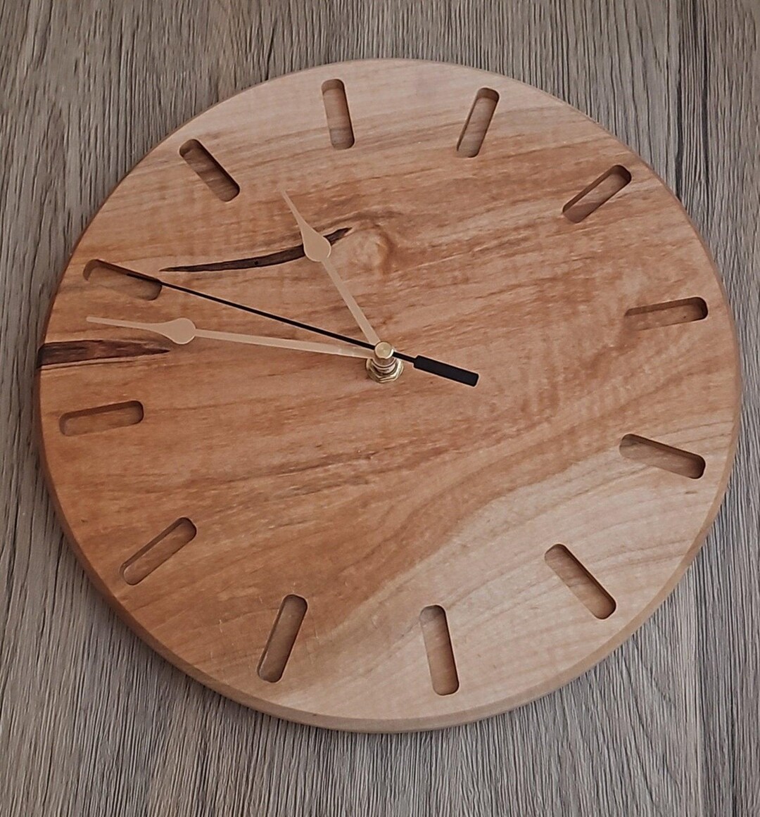 Maple Wood Clock - Etsy