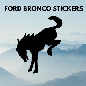 Ford Bronco Water Resistant Sticker - Etsy