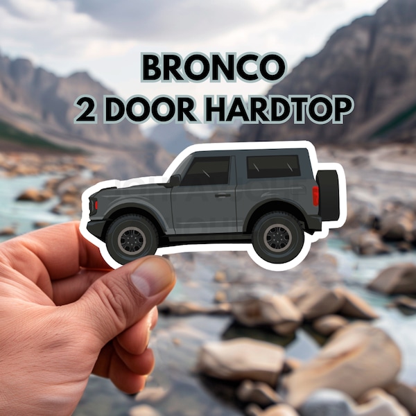 Ford Bronco 2 Door Sticker - Etsy