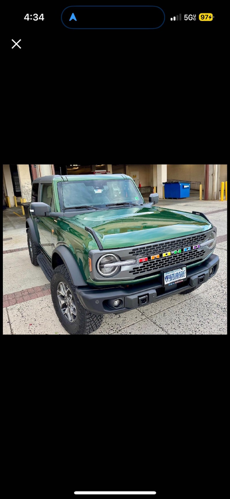 Bronco Grille Letter Overlay Decal | 2021+ Ford Bronco, Custom Vinyl ...