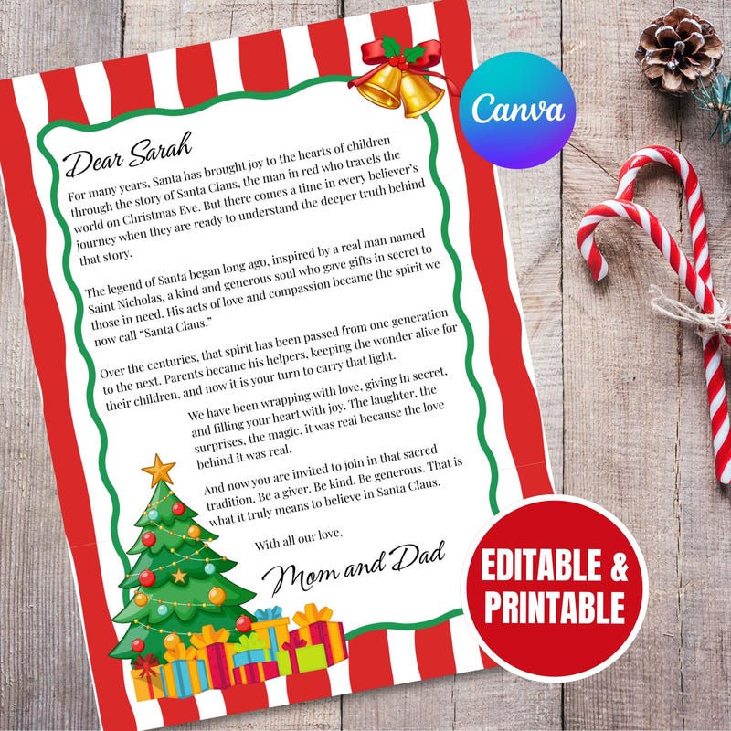 Holiday Letter to Parents - Etsy
