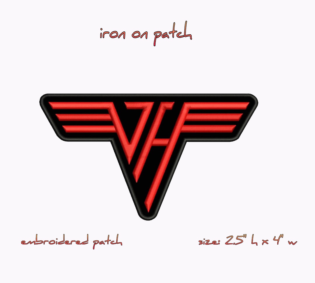 Van Halen High Quality Patch Badge Embroidered Iron on Applique - Etsy