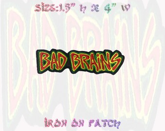 Bad Brains Iron on Patch - Etsy