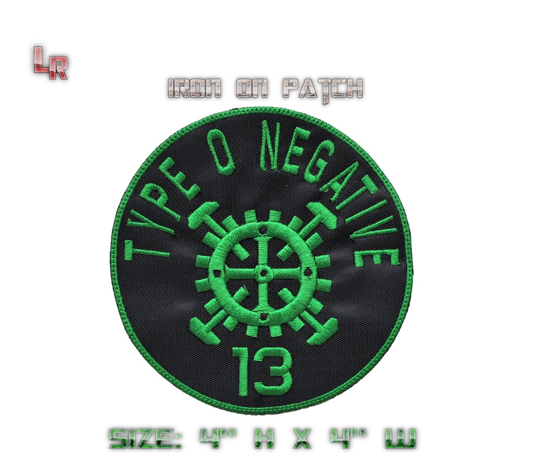 Type O Negative Iron on Patch - Etsy