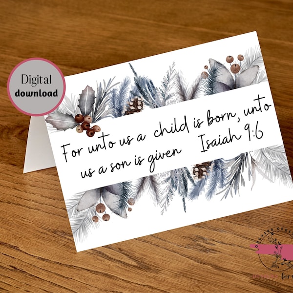 Christian Christmas Greeting Cards - Etsy