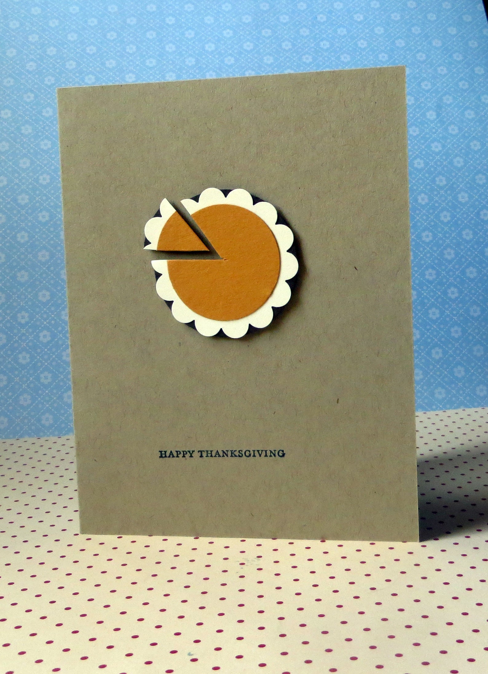 Pumpkin Pie, Happy Thanksgiving, Handmade Stampin’ Up! Thanksgiving ...