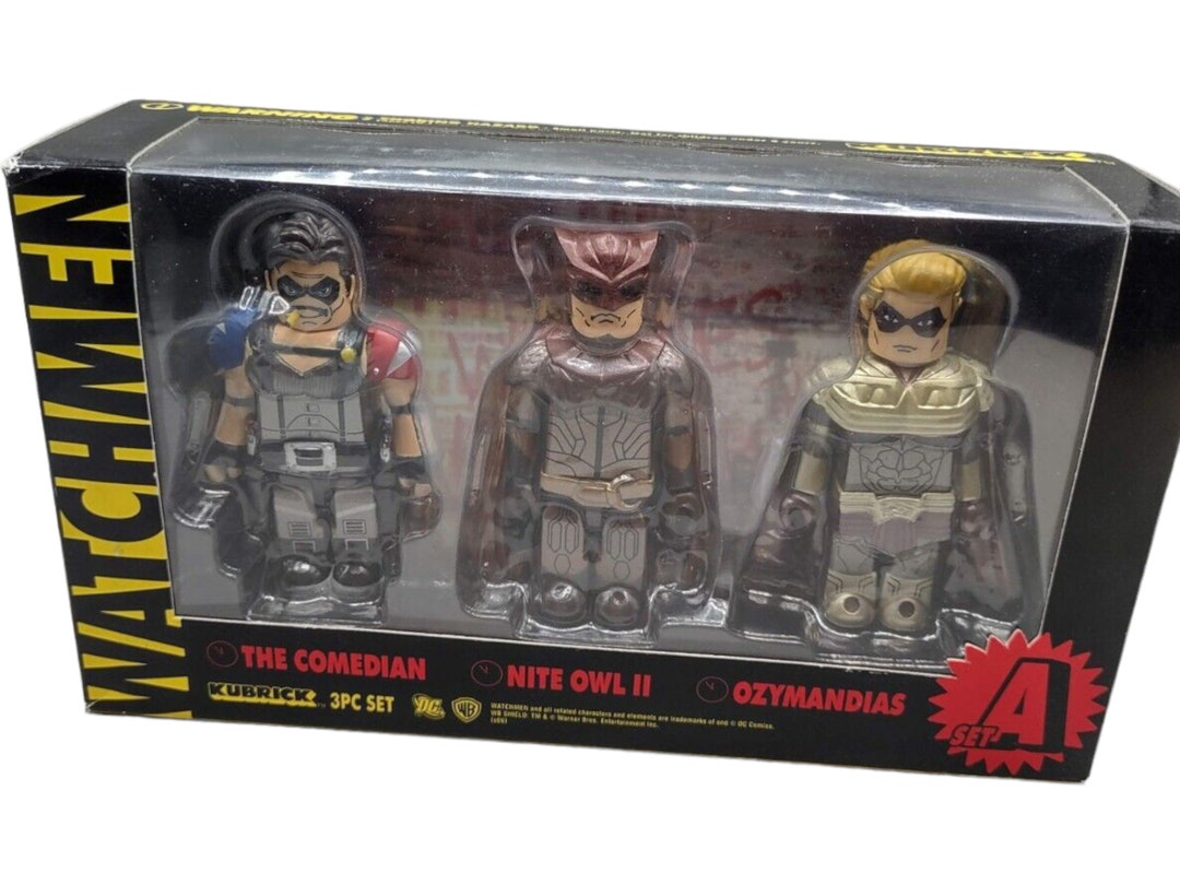 Medicom Kubrick Watchmen the Comedian & Ozymandias Action Figures Set ...
