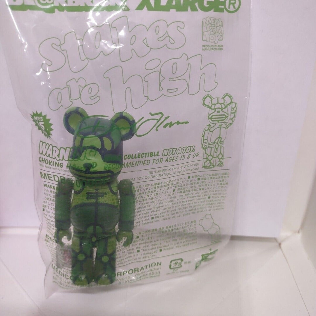 Bearbrick X-large Xlarge Stakes Are High Green Extra Large 100 - Etsy