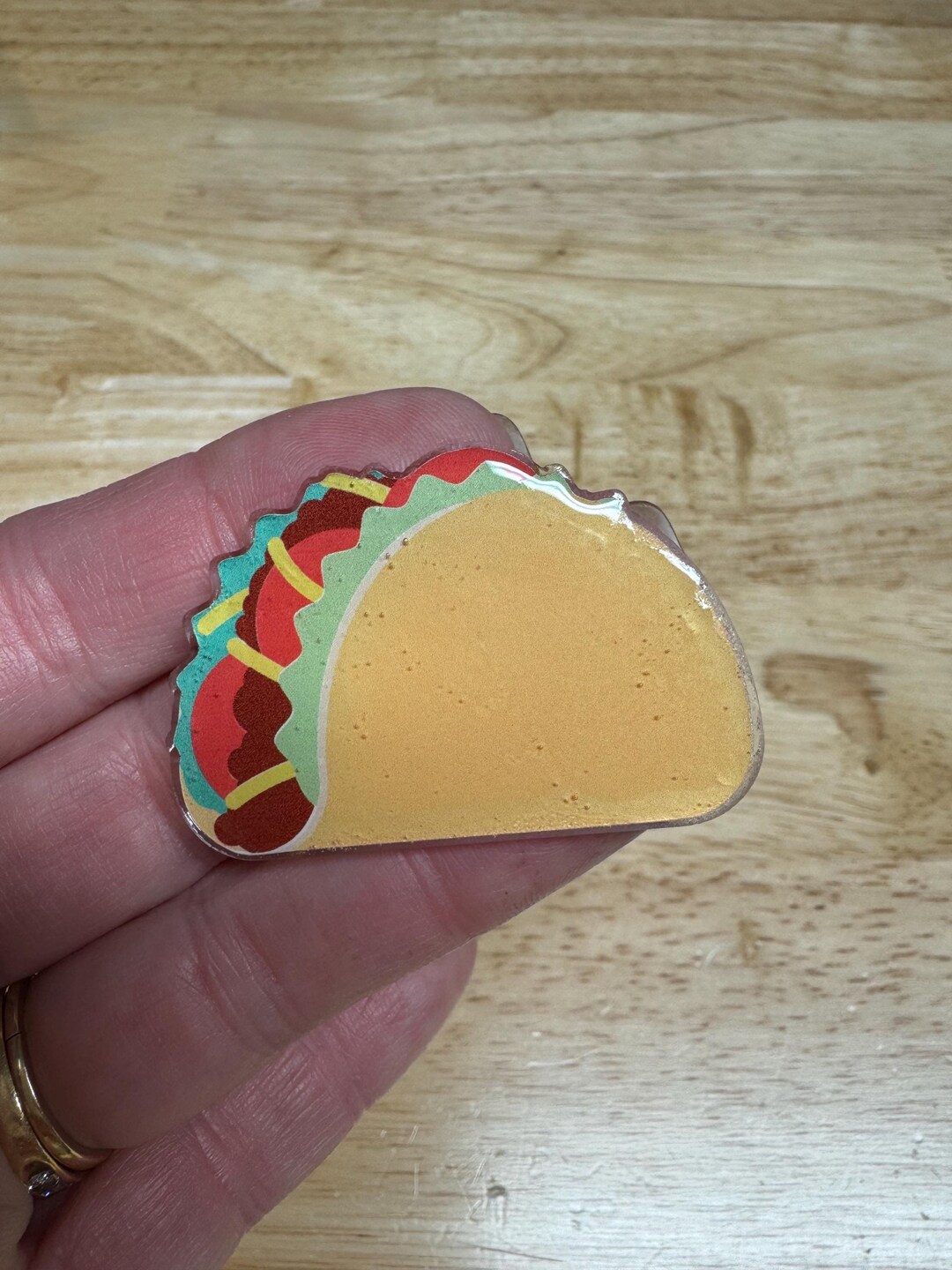 Fun Acrylic Badge Toppers Interchangeable Hook and Loop on Back. - Etsy