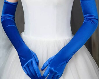 Royal Blue Gloves | Etsy