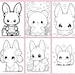 Kawaii Animals Coloring Pages for Kids and Adults, Kawaii Coloring Book ...