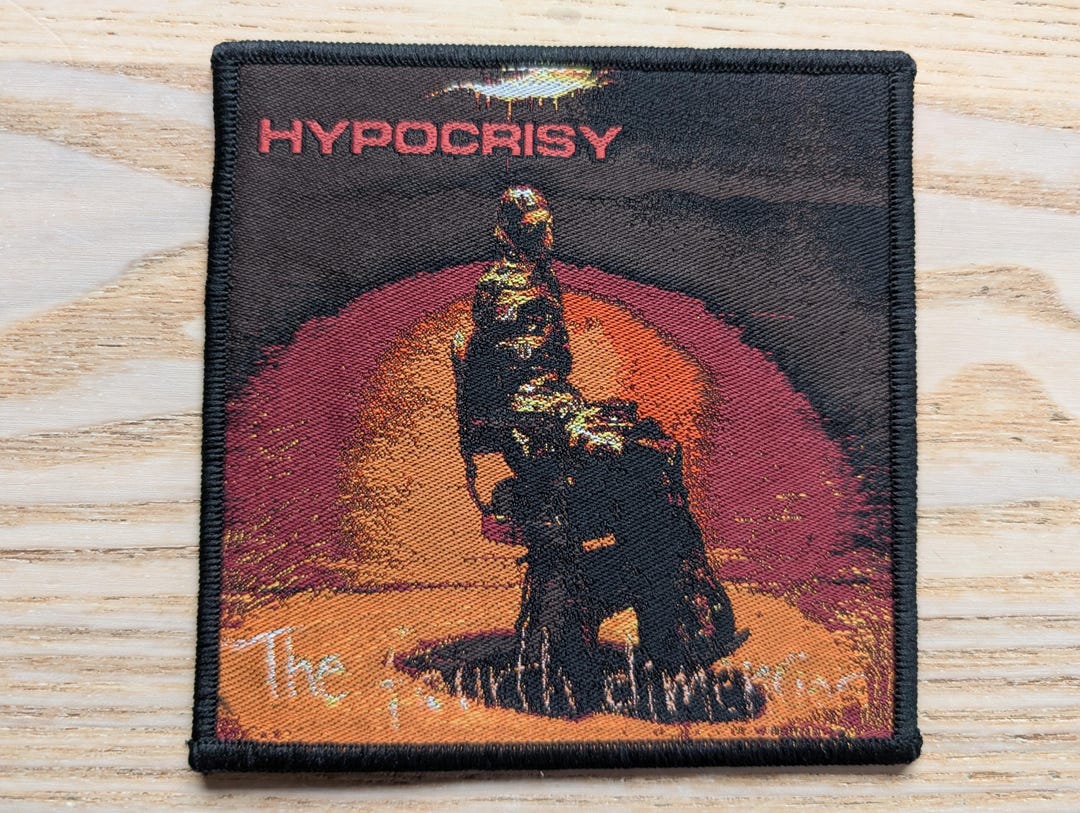 Hypocrisy the Fourth Dimension Sew on Patch 10 X 10cm - Etsy
