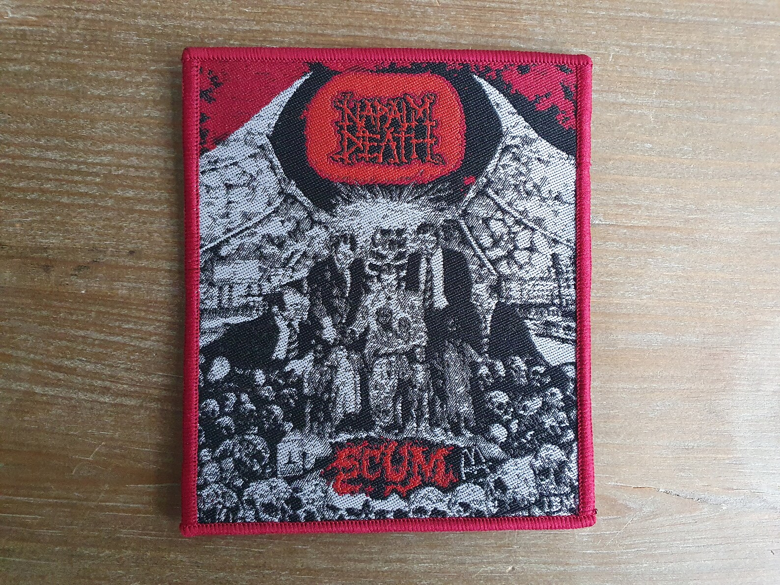 Napalm Death Scum Woven Patch 11 X 9cm | Etsy