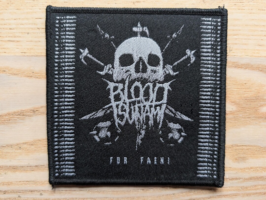 Blood Tsunami Sew on Patch 10 X 10cm - Etsy