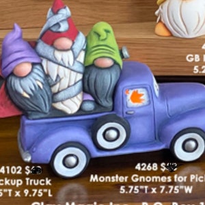 Monster Gnomes - Truck Insert - Clay Magic - 4268 - Etsy
