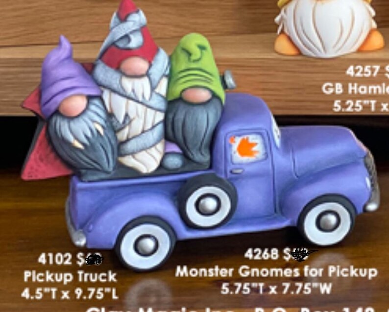 Monster Gnomes - Truck Insert - Clay Magic - 4268 - Etsy
