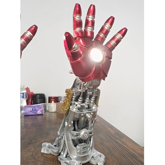 Iron Man Repulsor Arm Papercraft Template