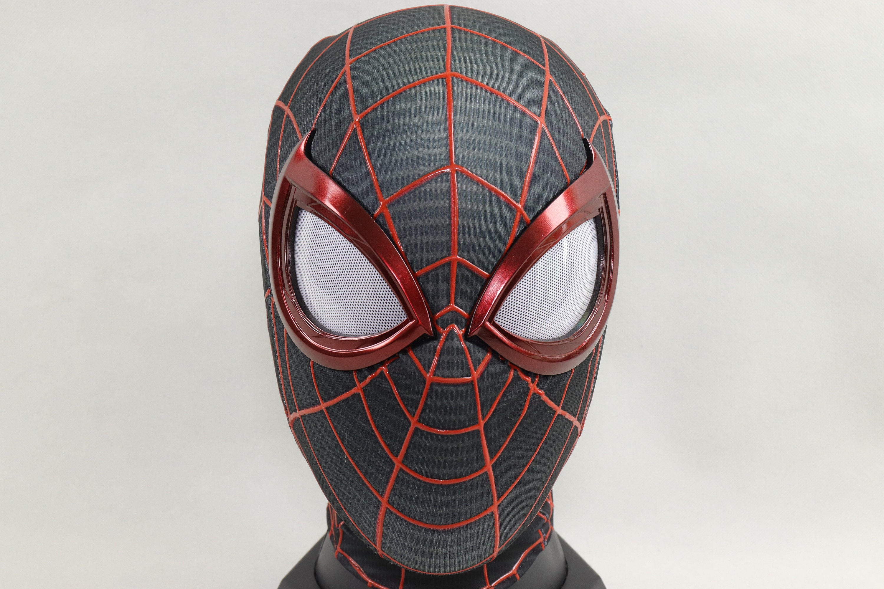 Spider-man: Into the Spider-verse Miles Morales Cosplay Mask - Etsy