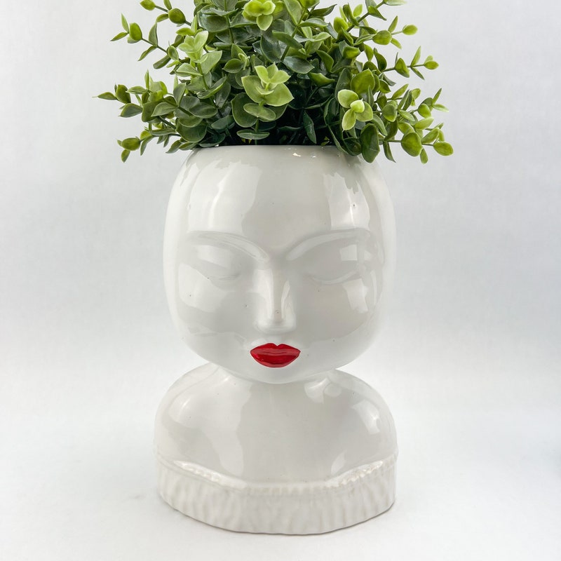 Planter With Face - Etsy