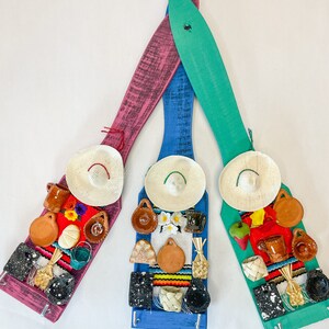 Trastero Mexicano Trasterito Cuchara Madera Porta Llave Keyholder ...