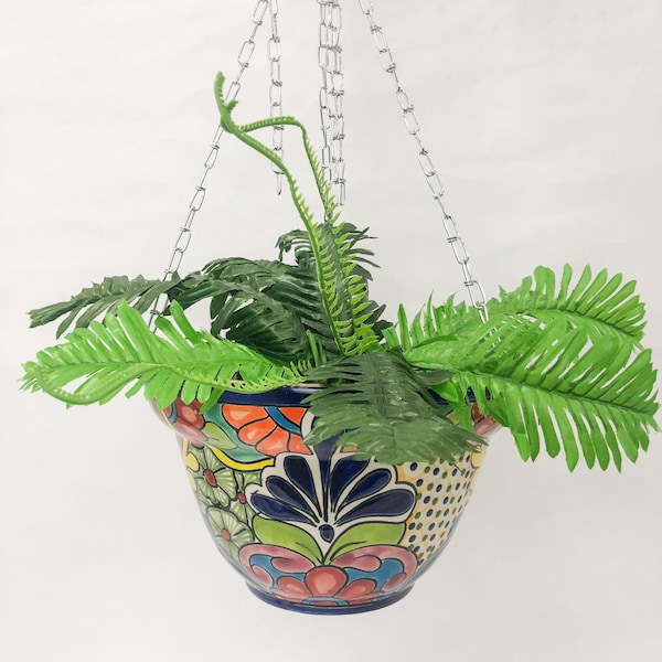 Mexican Talavera Hanging Pot - Etsy