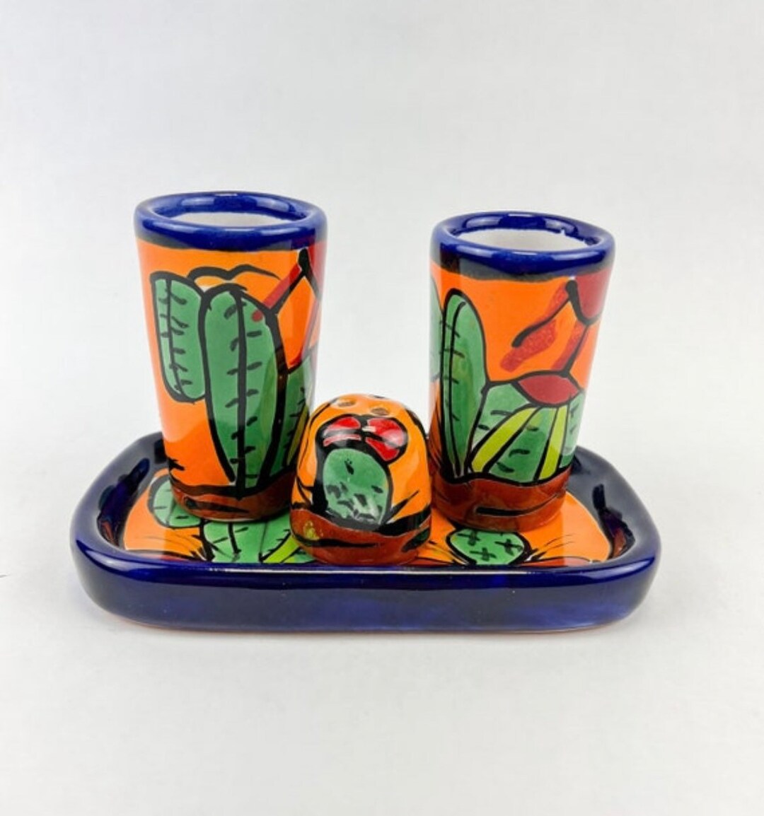 Mexican Shot Glasses Bar Decor Tequilero Gift Mexican Tequila Shot ...