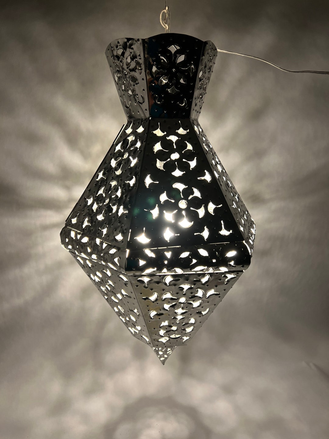 Mexican Tin Lanterns Mexican Punched Tin Lighting Mexican Tin Art - Etsy