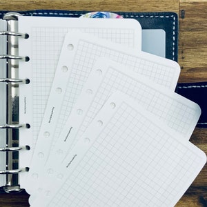 Grid Note Pages - A6 - Various Grid Sizes - 3.8/4/4.5/5 Mm - Printable ...