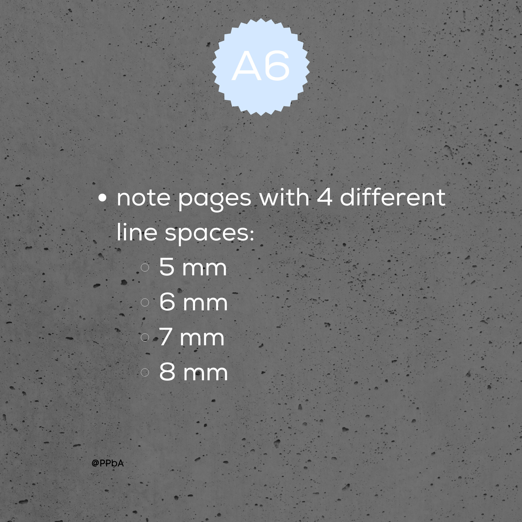 Lined Note Pages - A6 - Line Spacing of 5/6/7/8 Mm - Printable Planner ...
