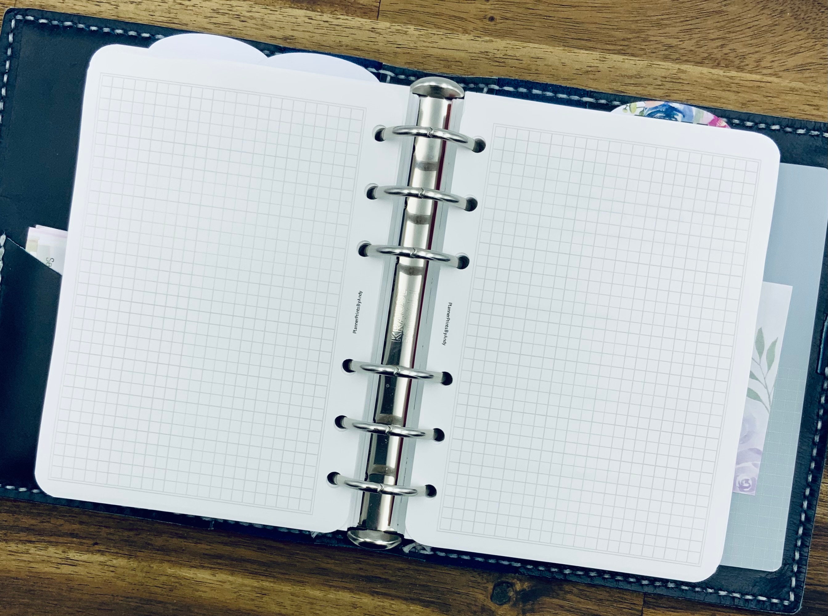 Grid Note Pages - A6 - Various Grid Sizes - 3.8/4/4.5/5 Mm - Printable ...