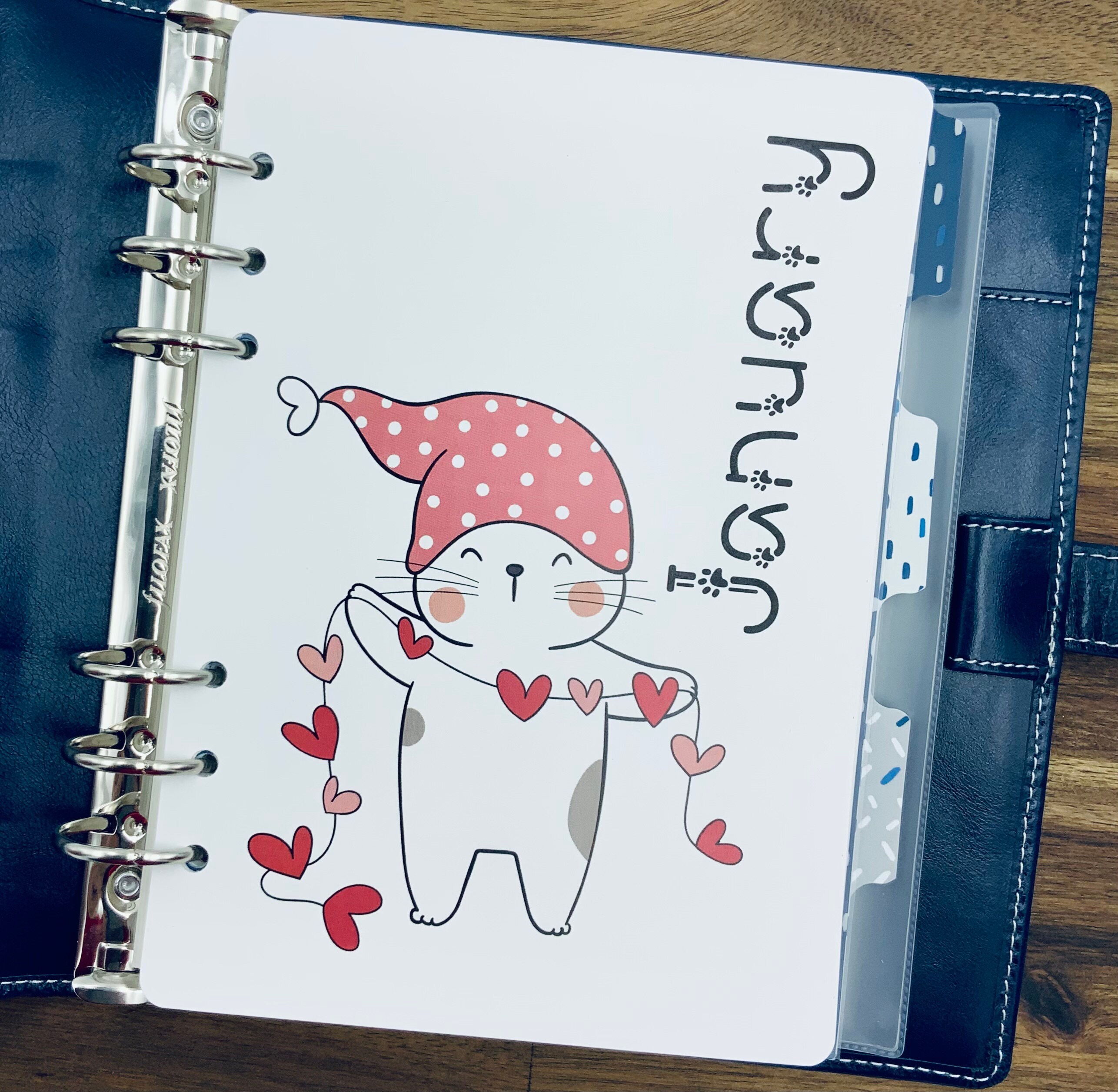 Monthly Dashboards - A5 - Cats - Printable - Etsy