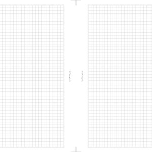 Grid Note Pages A5 Various Grid Sizes 3.8/4/4.5/5 Mm | Etsy