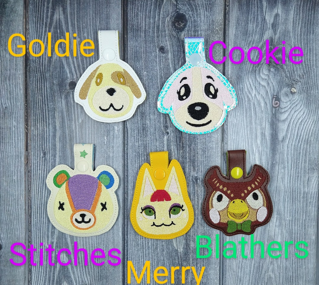 Animal Crossing Key Fob Characters - Etsy