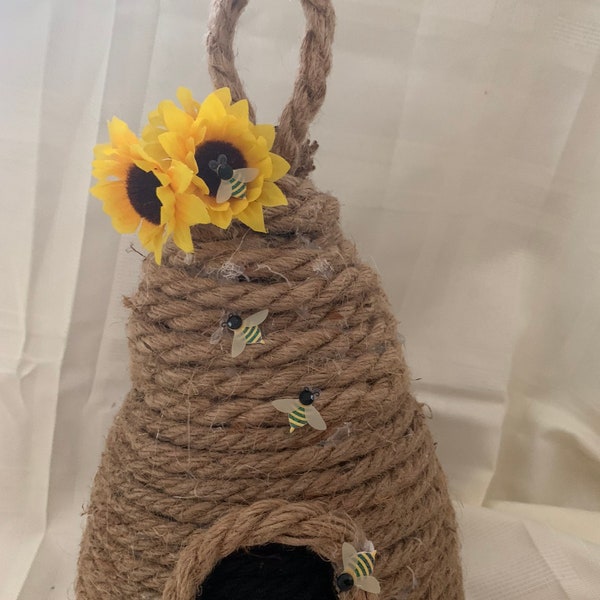 Decorative Bee Hive for Garden - Etsy