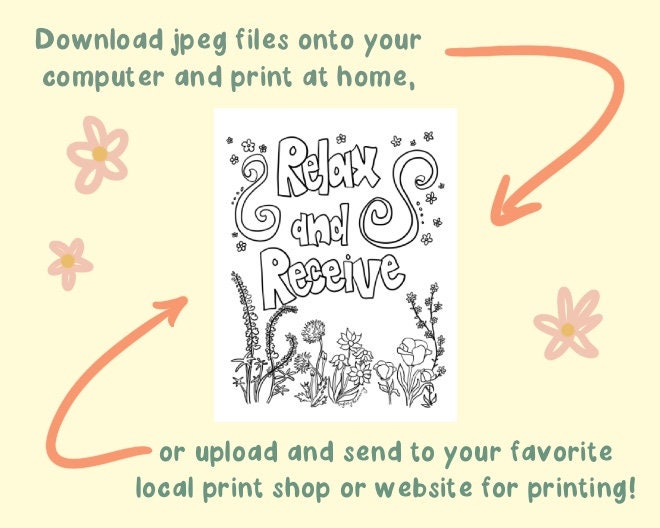 Self Care Coloring Pages | Printable — Joyfully Blooming