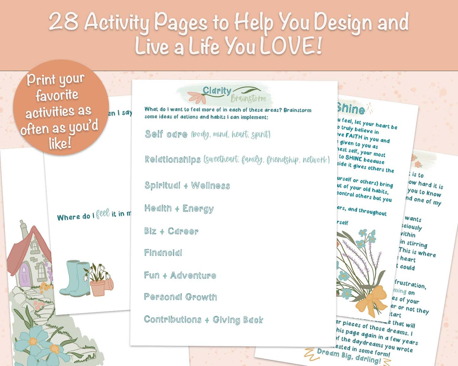 Self Care Coloring Pages | Printable — Joyfully Blooming
